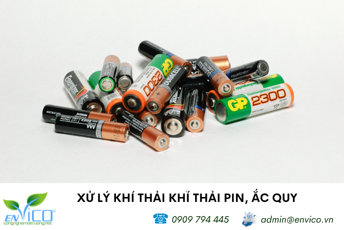Xử lý khí thải sản xuất pin - ắc quy